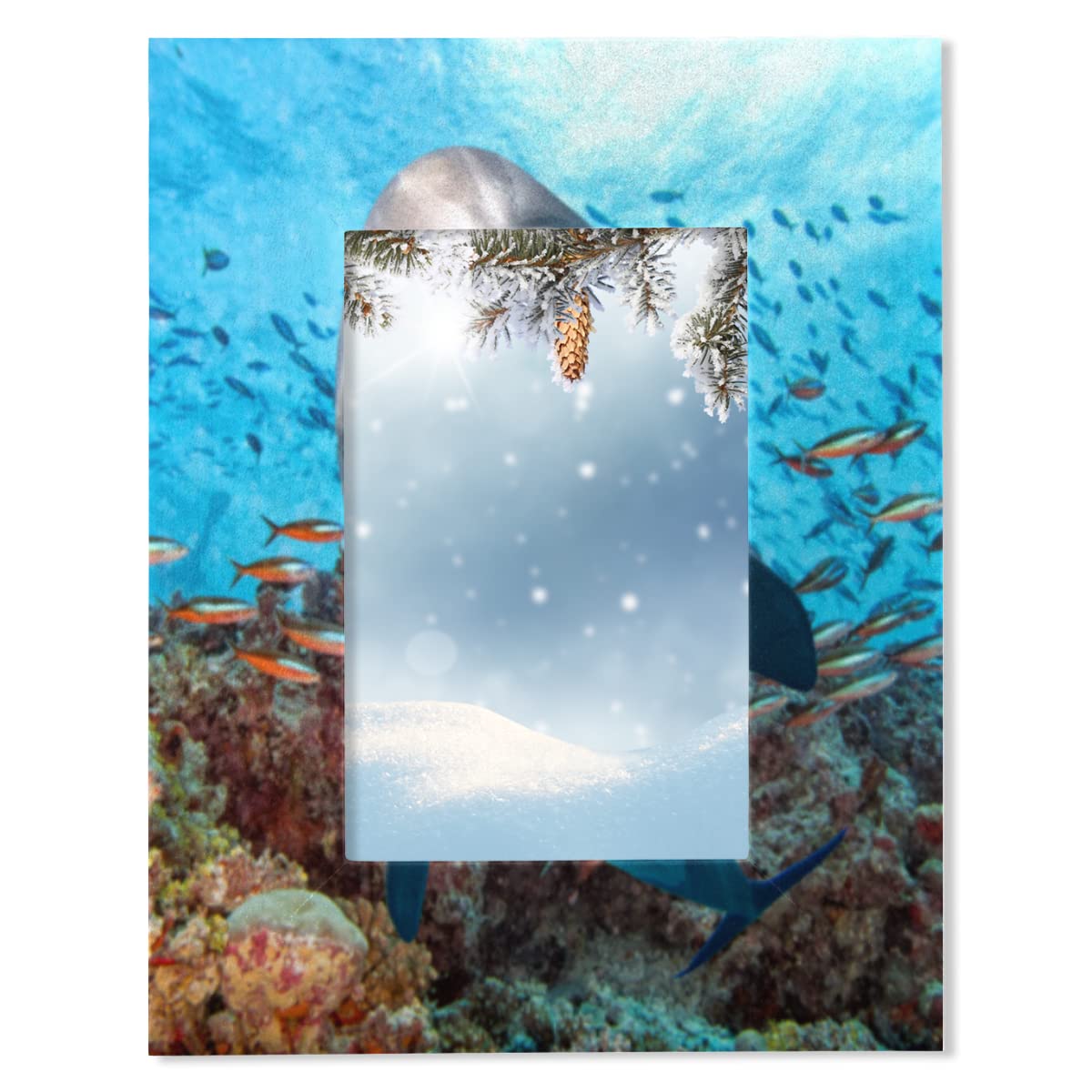 Picture Frame 4 X6 Fish Template SeaWorld Picture Frame Great White