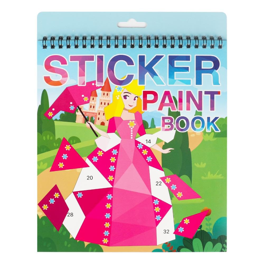 Amazon.com: Princess Sticker Book Crafts for Kids Ages 4-8 Sticker ...