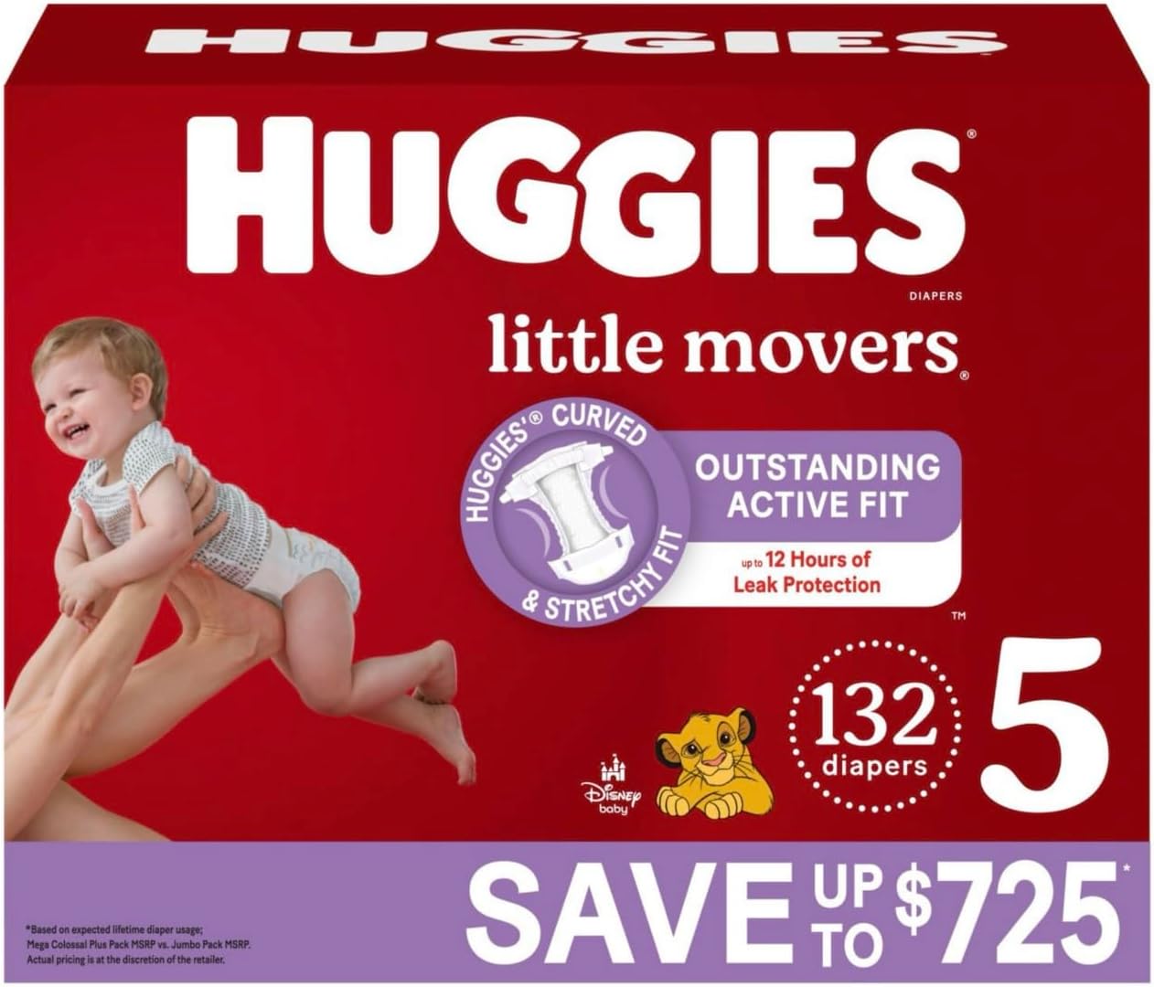 Amazon.com: Huggies Snug & Dry Diapers, Size 5, Giant Pack, 120 Count ...