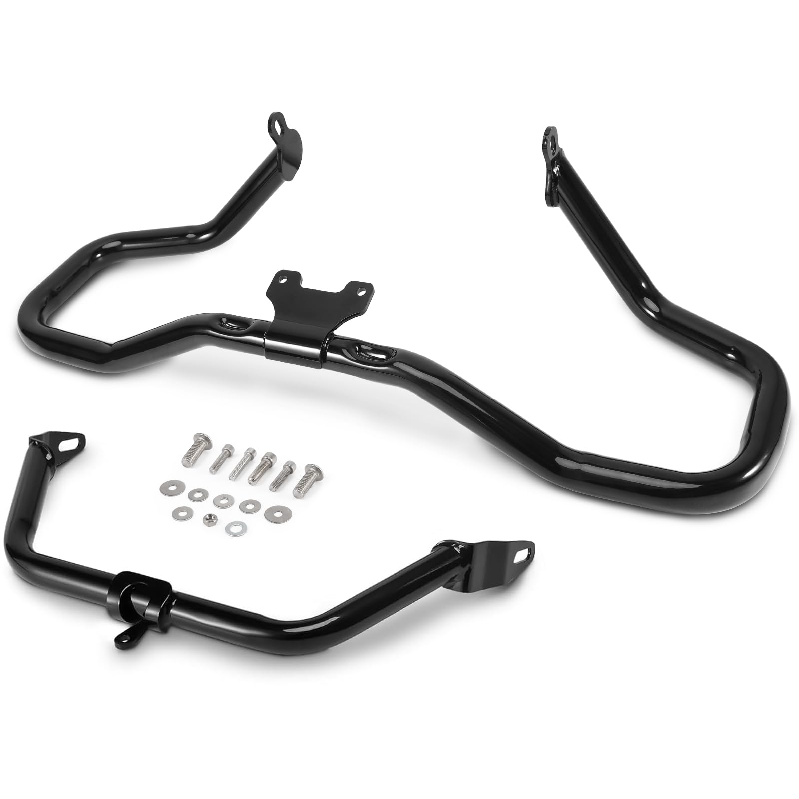 Motorcycle Chopped Engine Guard Protector Crash Bar Fairing Support ...