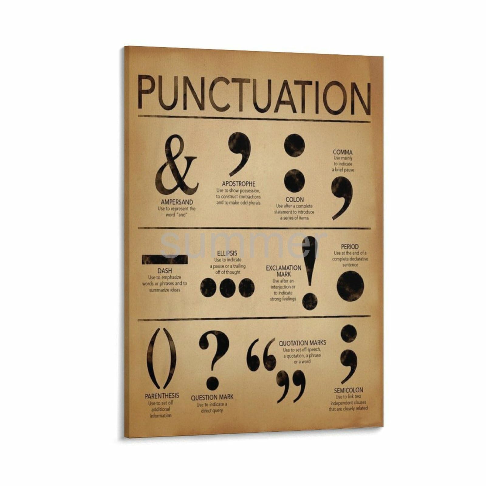 Pete The Cat Classroom Decor If Punctuation Could Talk Poster - Boho ...