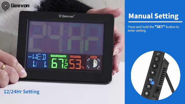 Watch How to Set Geevon 22145 Atomic Alarm Clock on Amazon Live