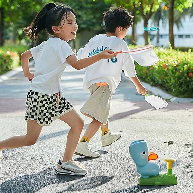 Kidology Duck Disc Launcher, Flying Disc Launcher Toy, Step-On Flying ...