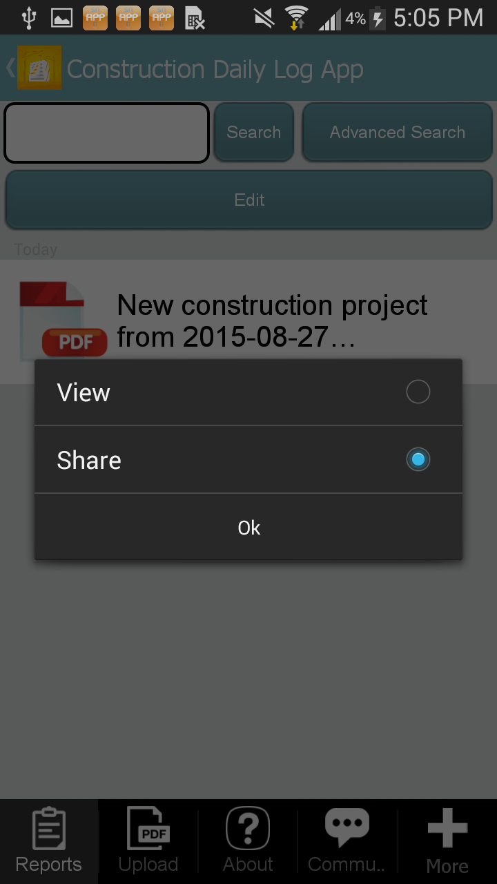 Aplicación Construction Daily Log App en Amazon Appstore