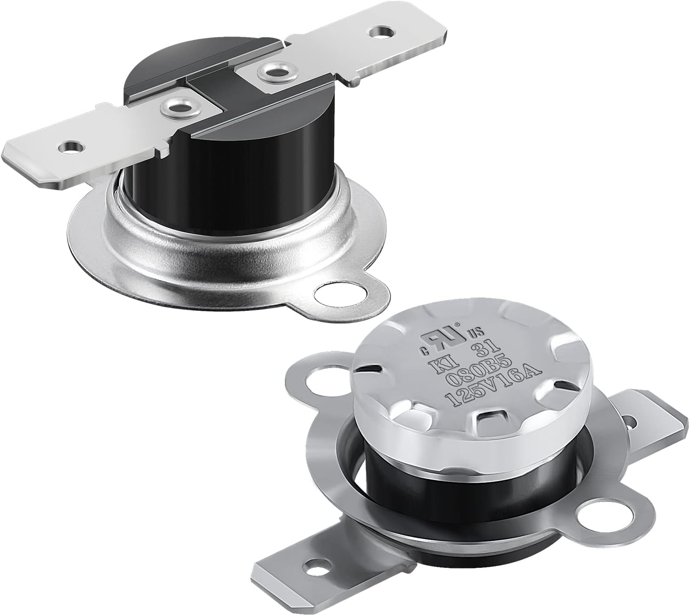 Awozkcd UL/CUL KSD301 - Interruptor térmico de 125 V 16 A, Normalmente Cerrado N.C 80 °C/176 °F ...