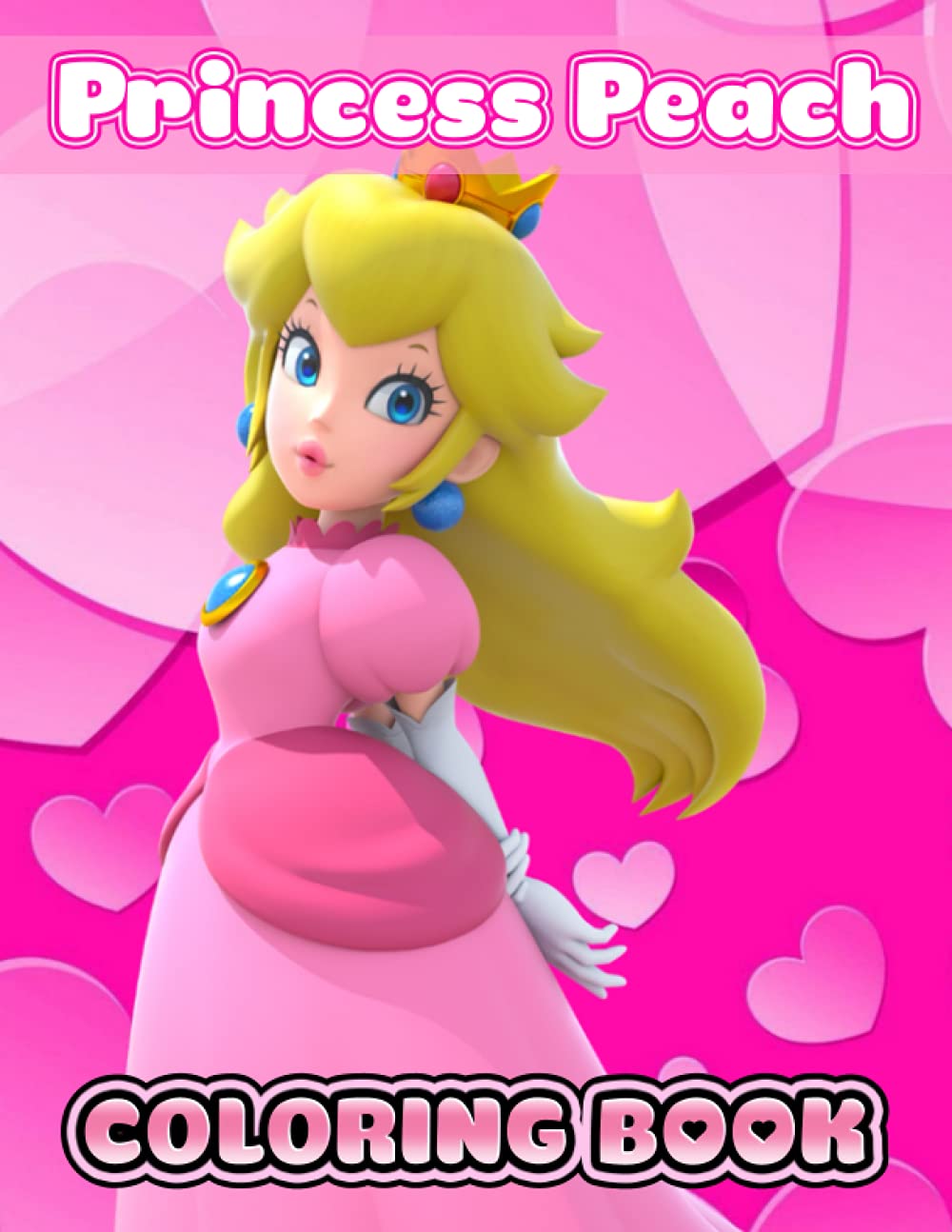 Buy Princess Peach Coloring Book: Perfect Coloring Book For Adults and ...