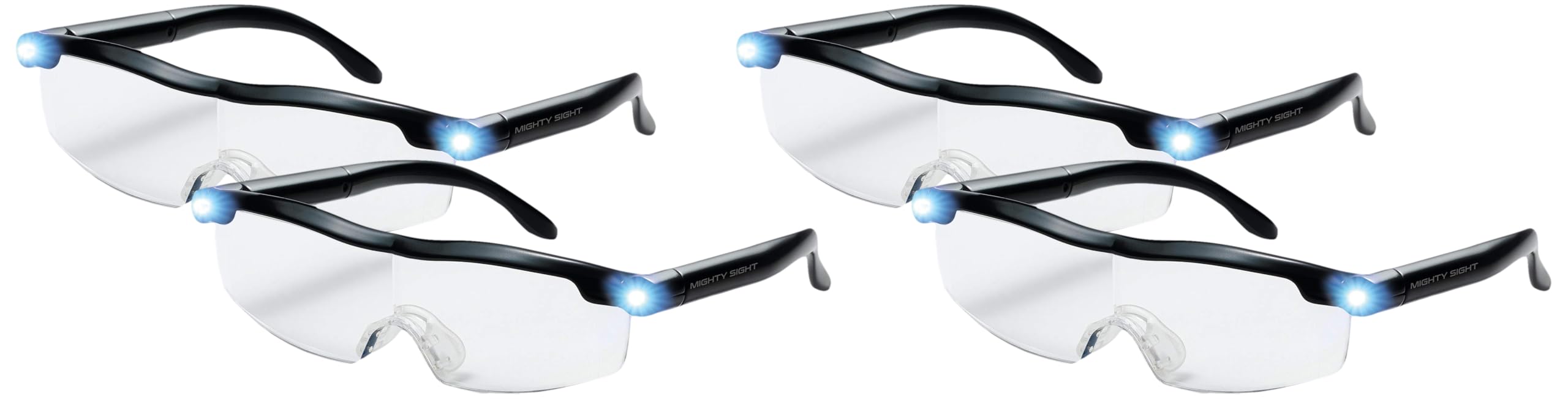 Amazon.com: Ontel Mighty Sight LED Magnifying Eyewear (Pack of 4 ...