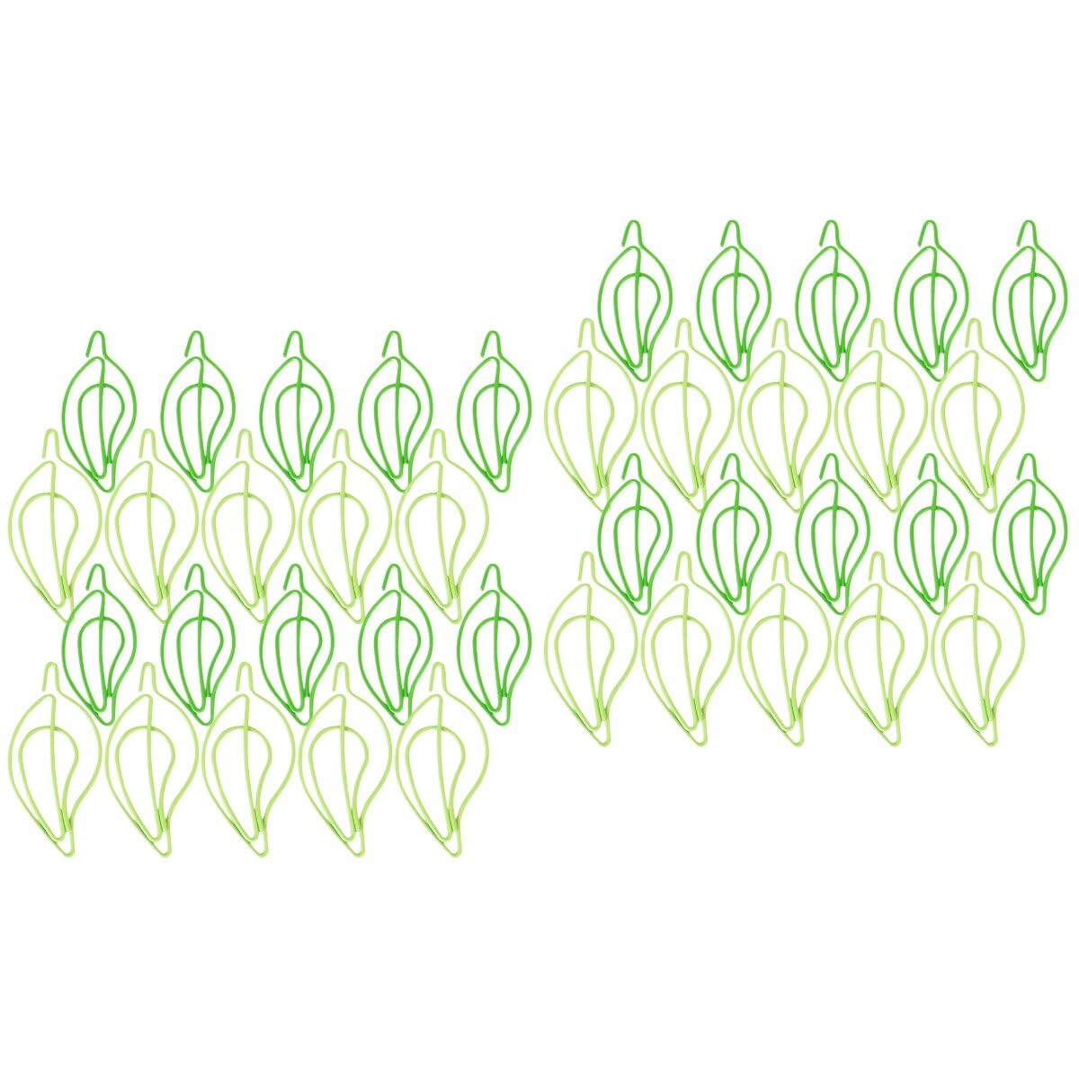 Amazon.com : STOBOK 60 Pcs Paper Clips Binder Clips Small Paperclip ...