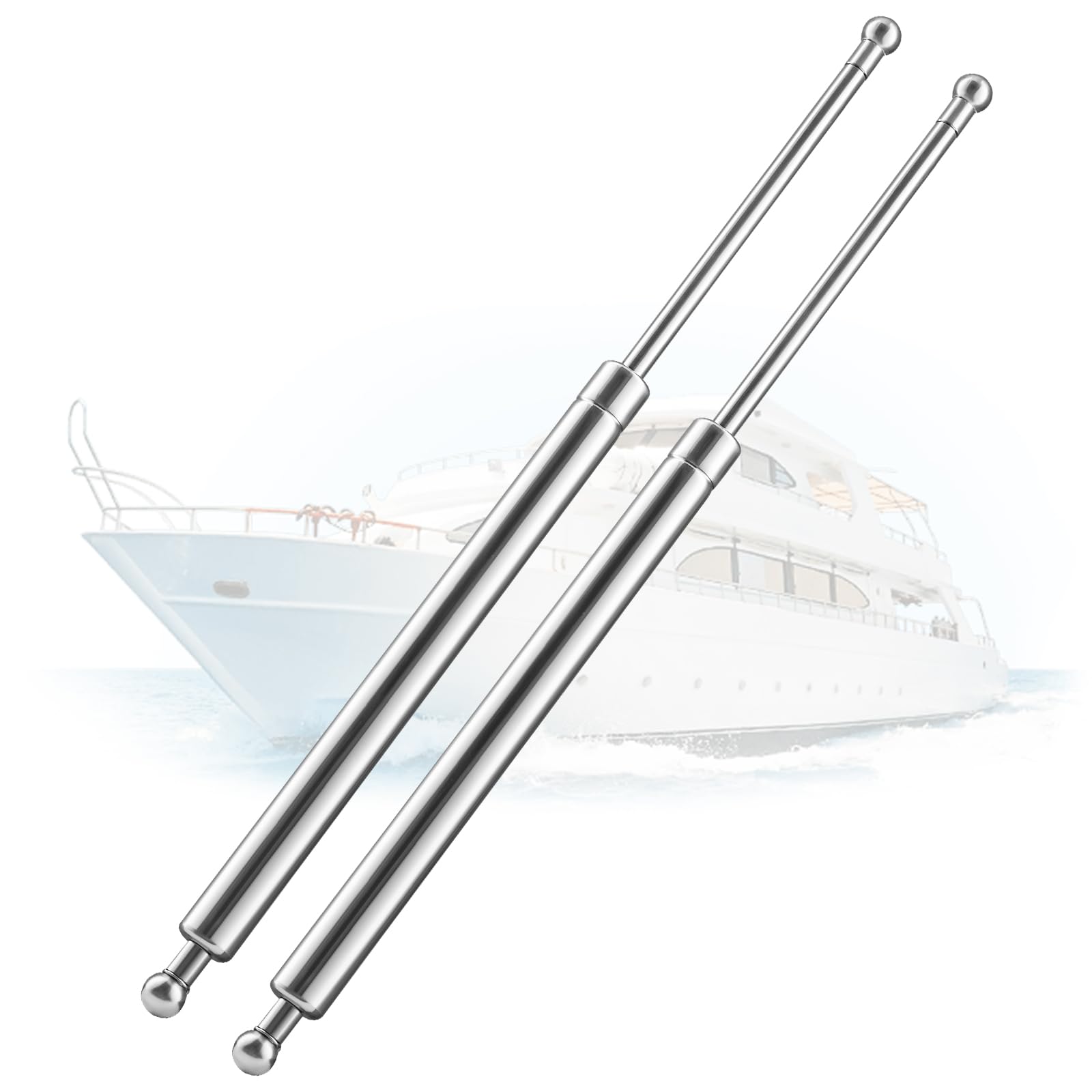 Amazon.com: ARANA Marine Gas Struts Stainless Steel 20 inch 40 Lbs, C16 ...