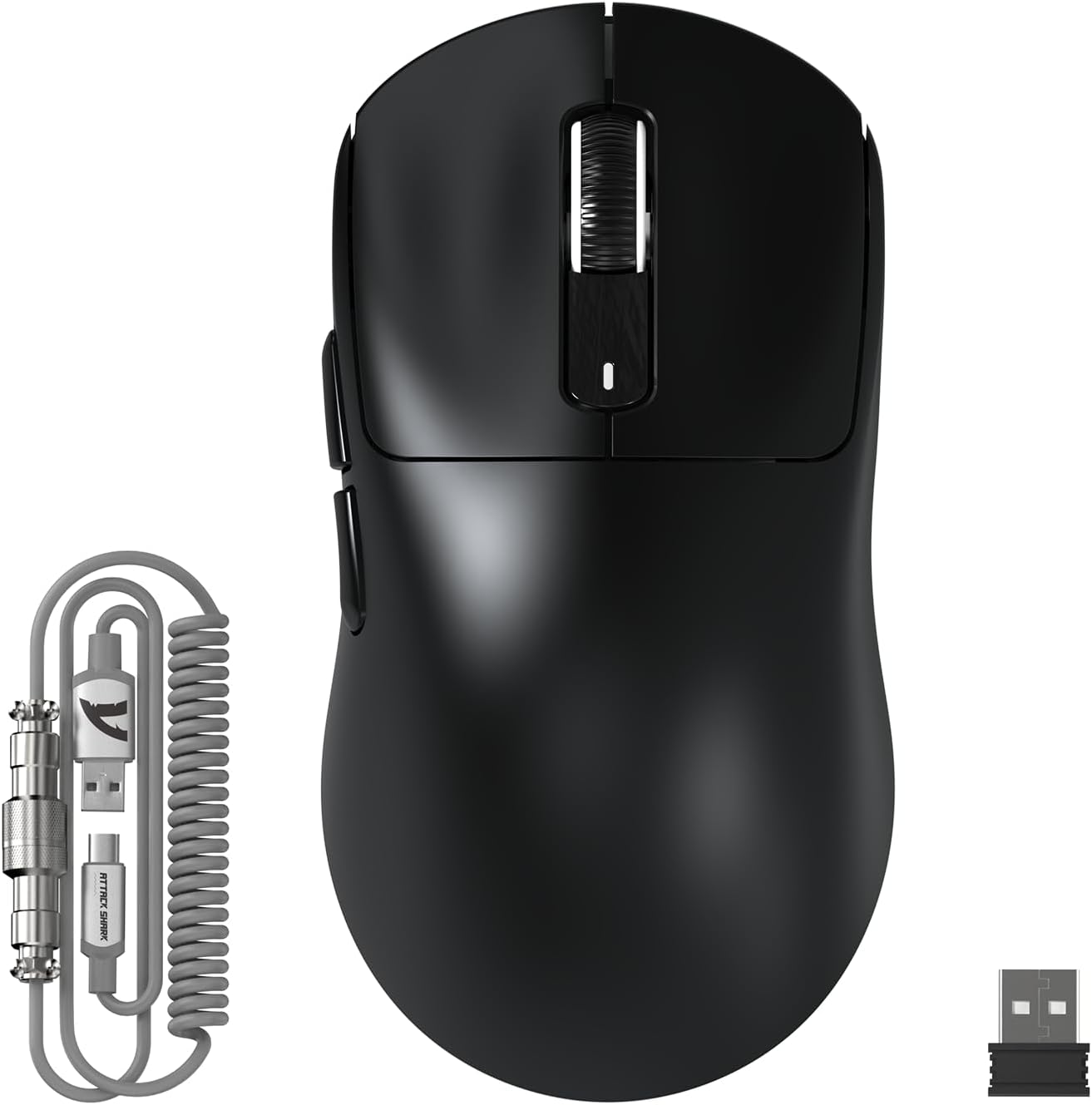 Amazon.com: ATTACK SHARK R5 Ultra Wireless Gaming Mouse,Carbon Fiber ...