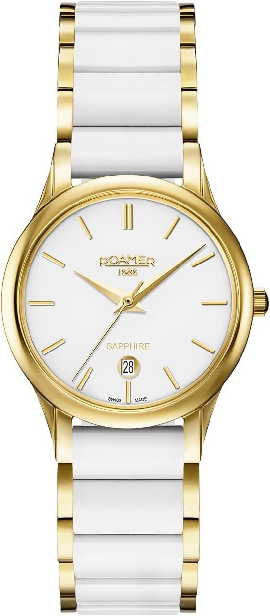 Roamer Womens Quartz Watch, Analogue Classic Display and Ceramic Strap ...