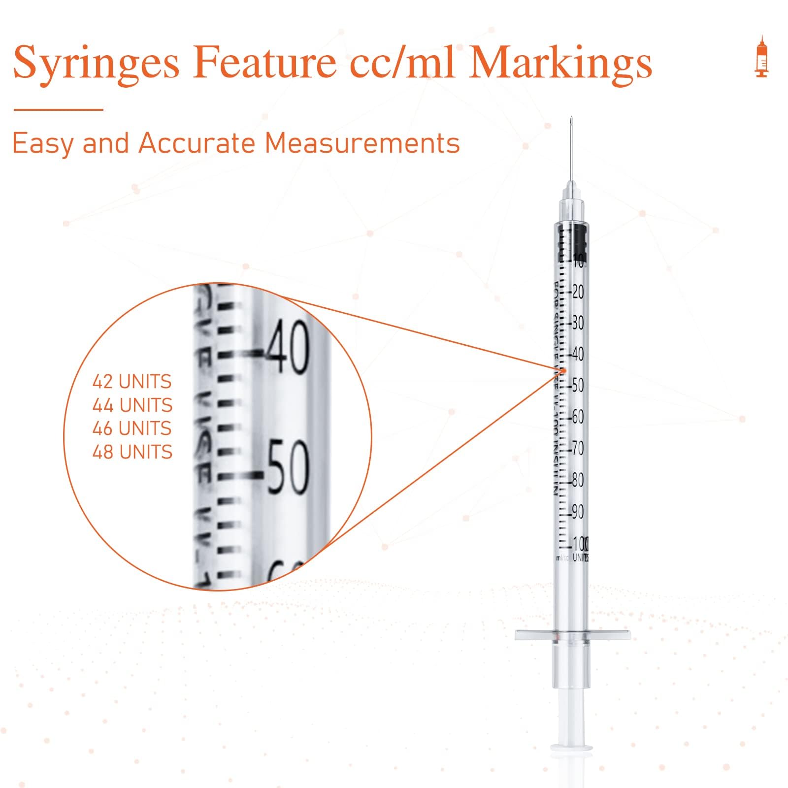 Snapklik.com : 1ml U-100 Syringe