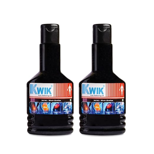 OZONE KWIK Pain Relief Oil with Cinnamomum & Mahanarayan Oil ...