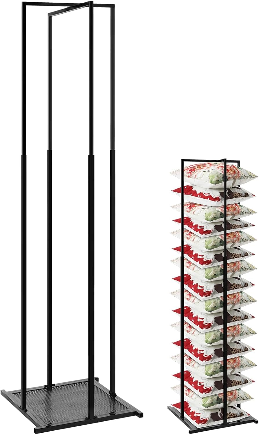 Amazon.com: DoubleFill 87'' Freestanding Pillow Display Rack ...