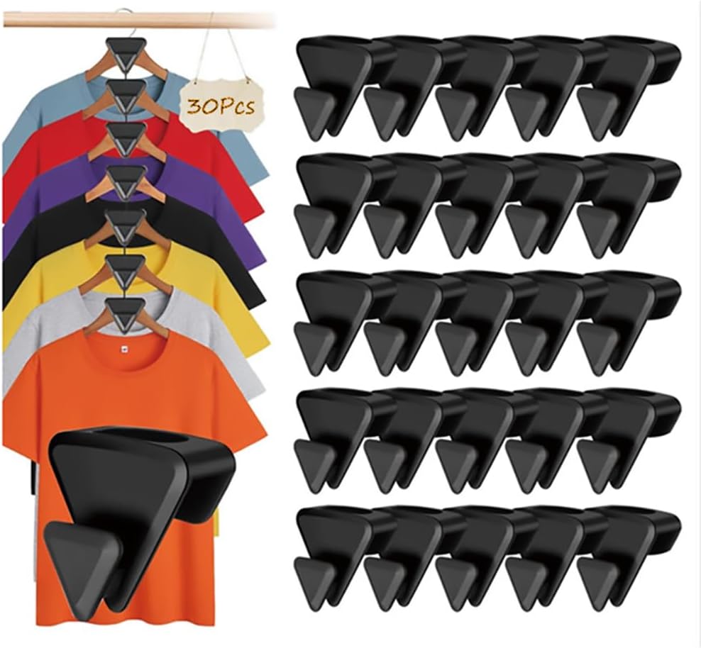 30 Pcs Clothes Hanger Connector Hooks, Space Saving Hanger Hooks ...