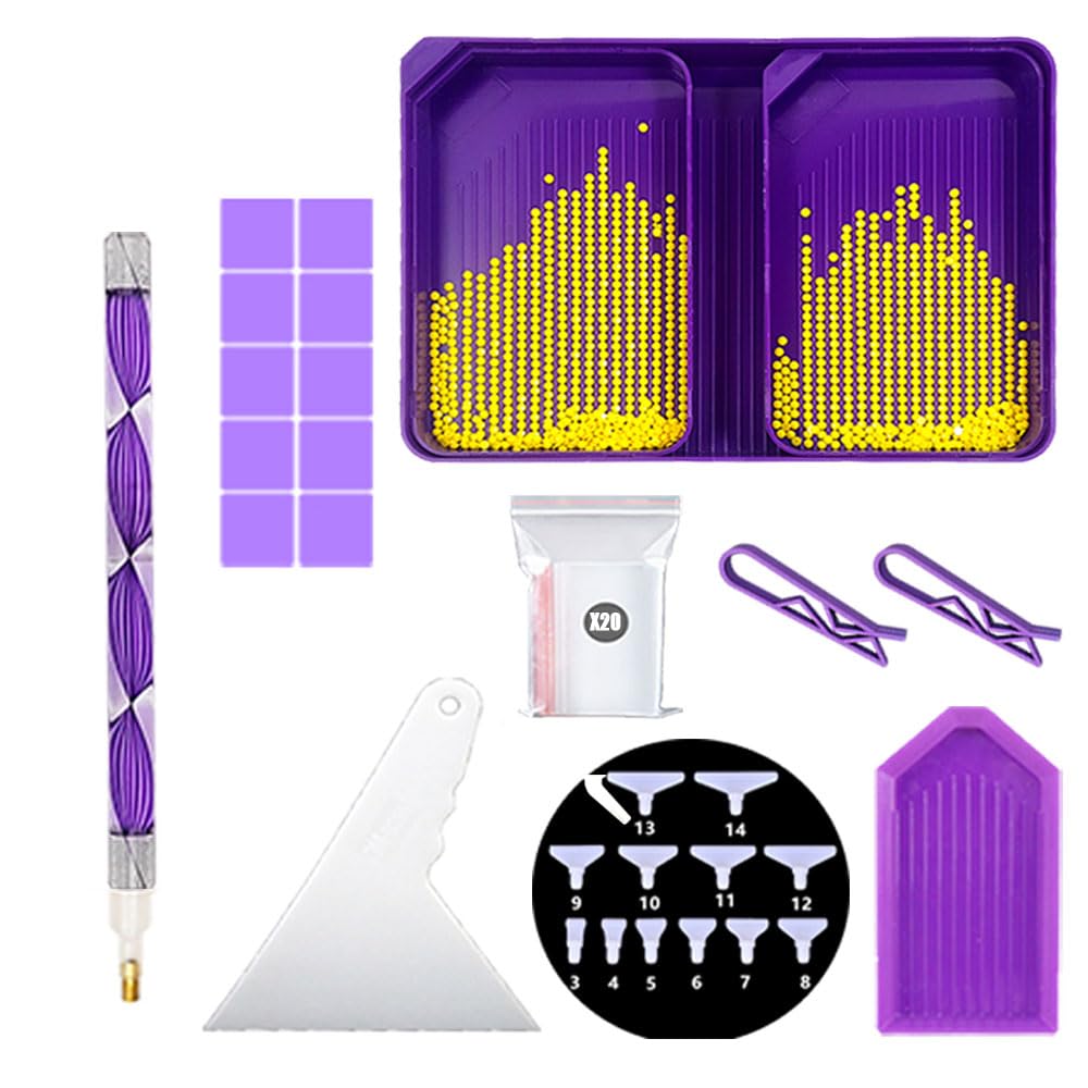 51PCS Diamond Painting Tools and Accessories Kits with Diamond Art ...