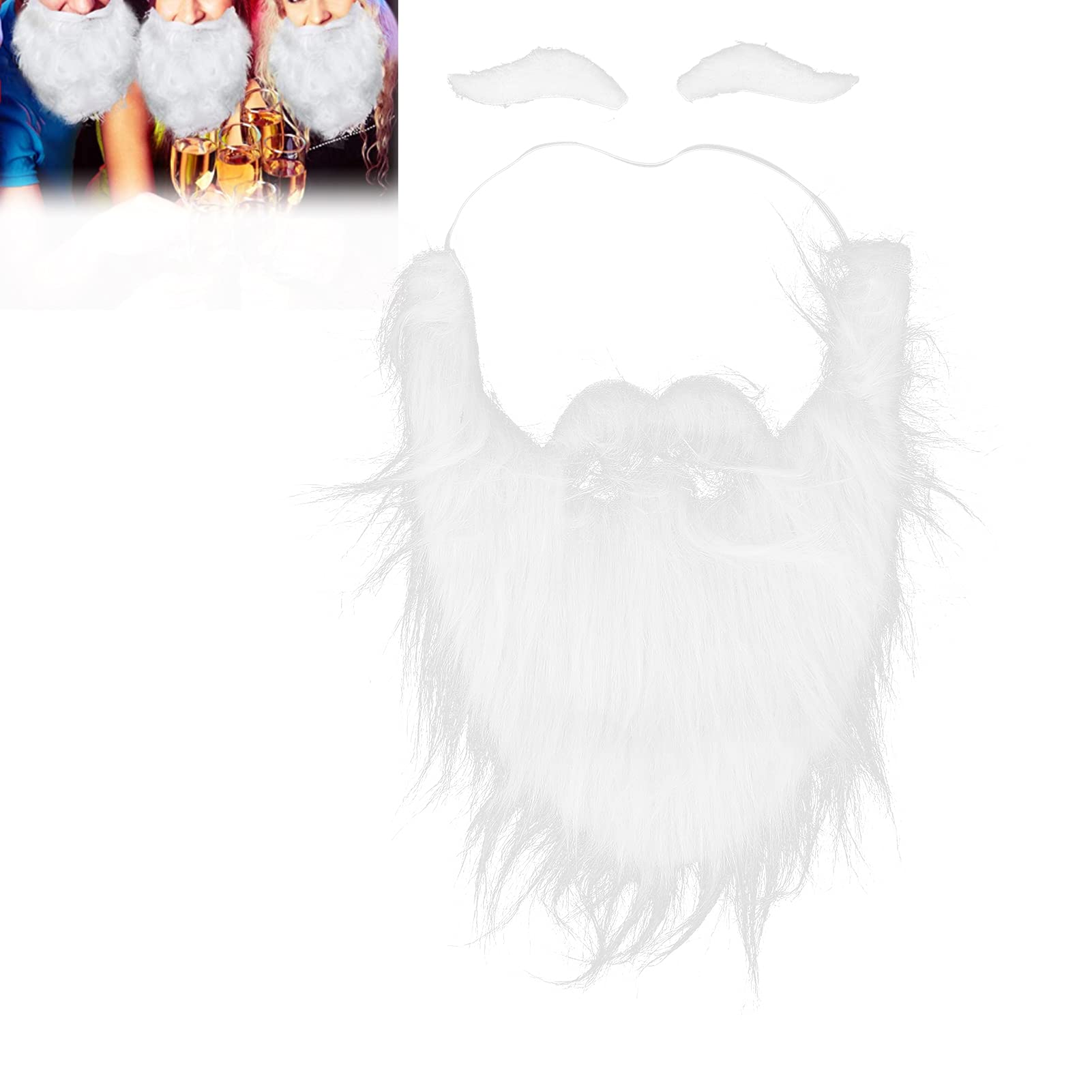 Transparent Santa Beard