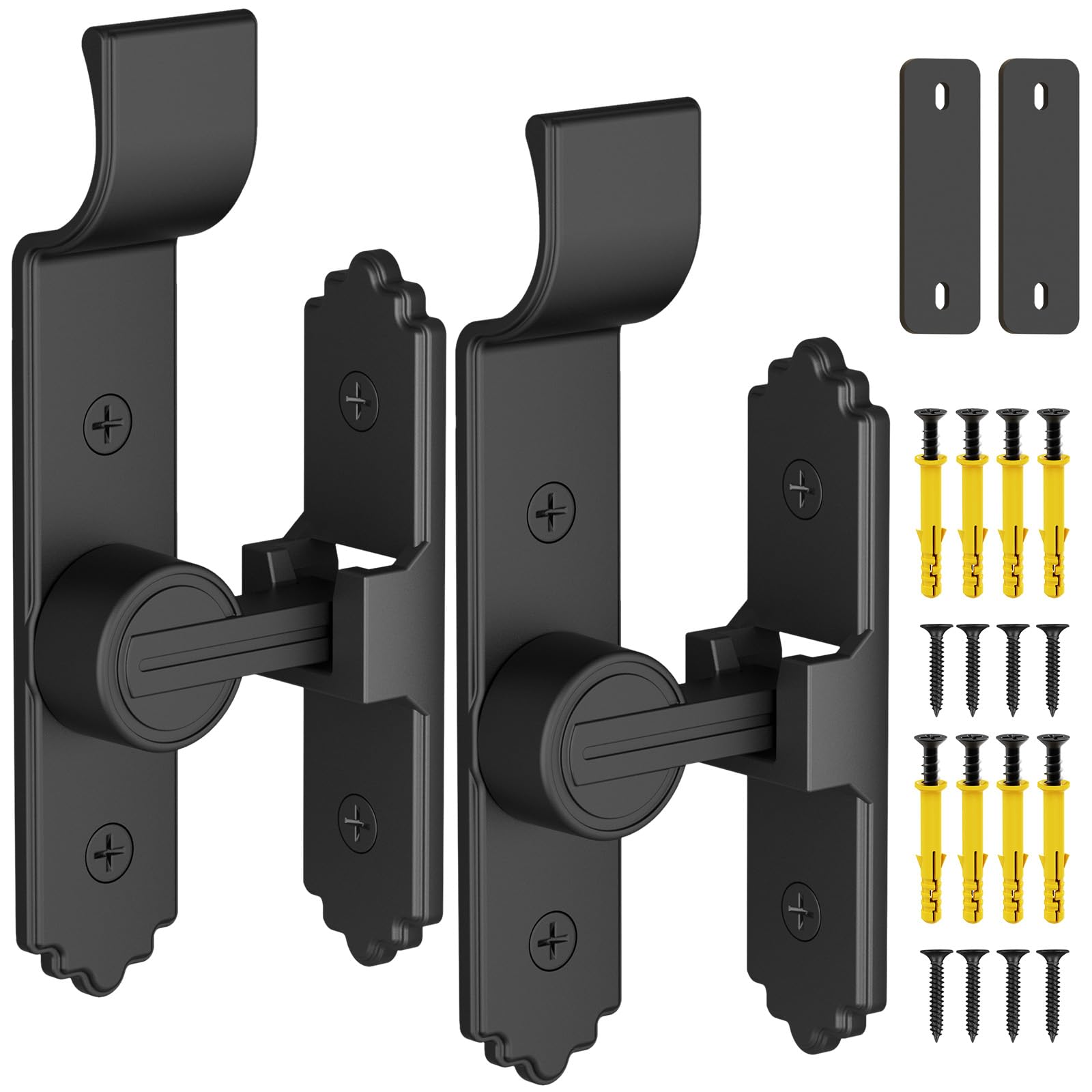 Snapklik.com : YogePote 90 Degree Barn Door Lock And Latch, Heavy Duty ...