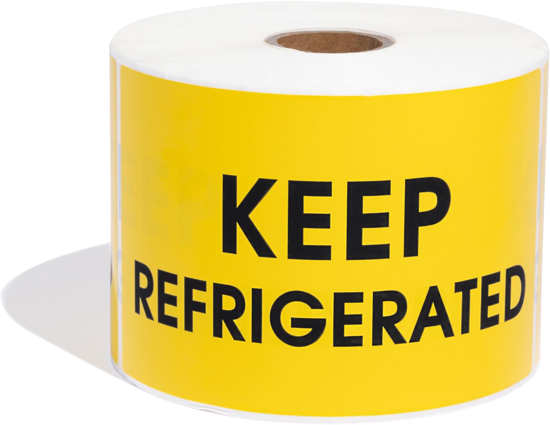 Amazon.com : Aegis Adhesives - 3" X 5" Yellow Keep Refrigerated ...