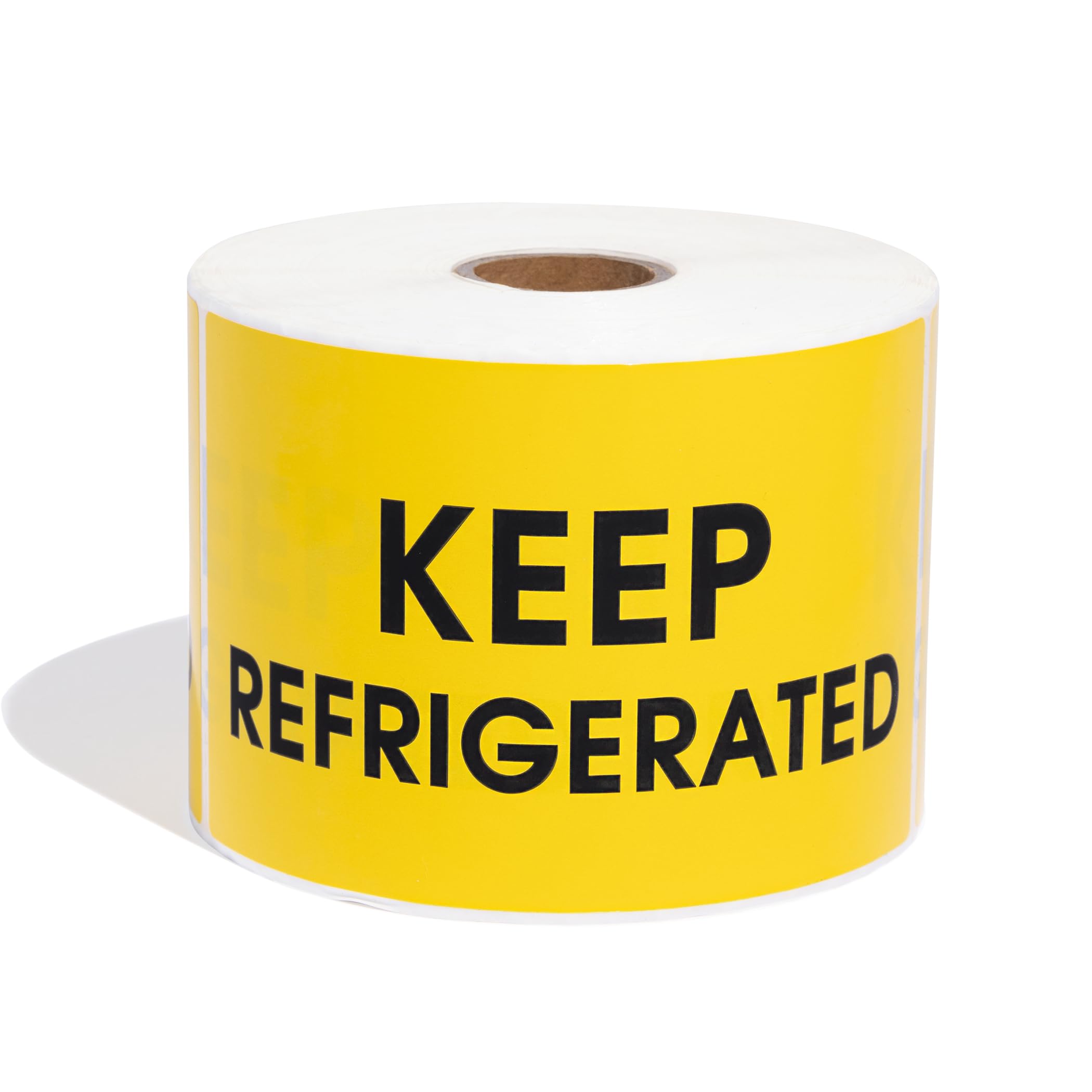 Amazon.com : Aegis Adhesives - 3" X 5" Yellow Keep Refrigerated ...
