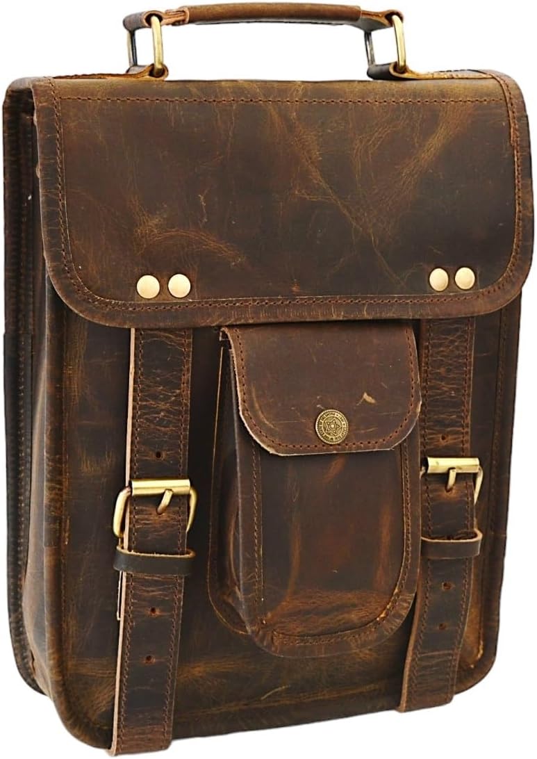 Amazon.com: URBAN DEZIRE Men's Genuine Leather Small Briefcase ...