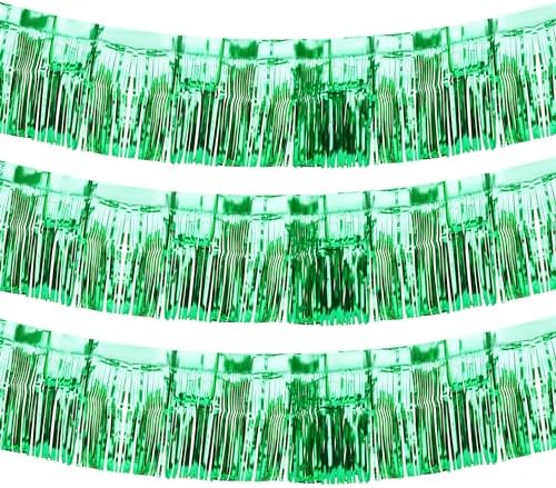 Amazon.com: 3 Pack Foil Fringe Garland Parade Floats Metallic Tinsel ...