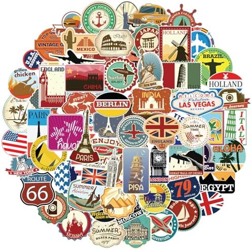 A4 Sticker Sheet Belgium Vinyl Stickers - Brugge Brussels Landmarks ...