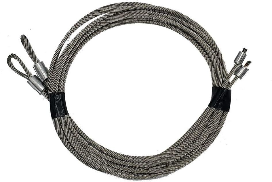 Amazon.com: New Garage Door Cables for Torsion Spring Garage Doors 7 ...