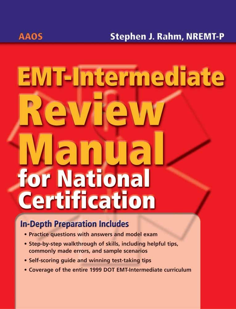 EMT-Intermediate Review Manual for National Certification ...