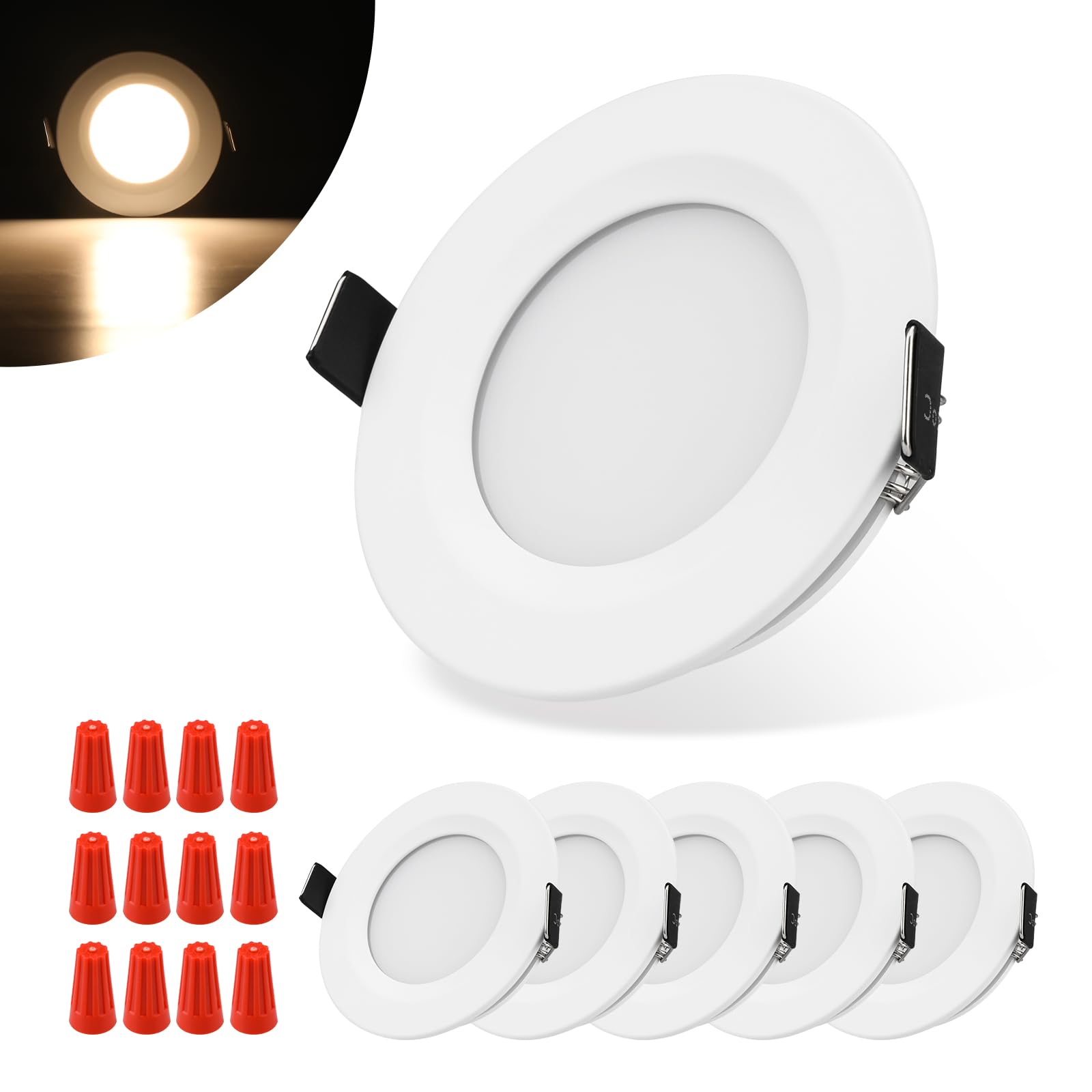 Amazon.com: ULITECO RV Puck Light, RV Recessed Ceiling Light, 12V RV ...