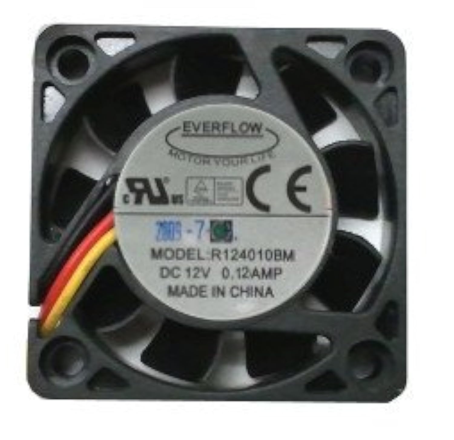 Amazon.com: Everflow 12V DC 3 Pin Fans (40x10mm, Med Speed) : Electronics