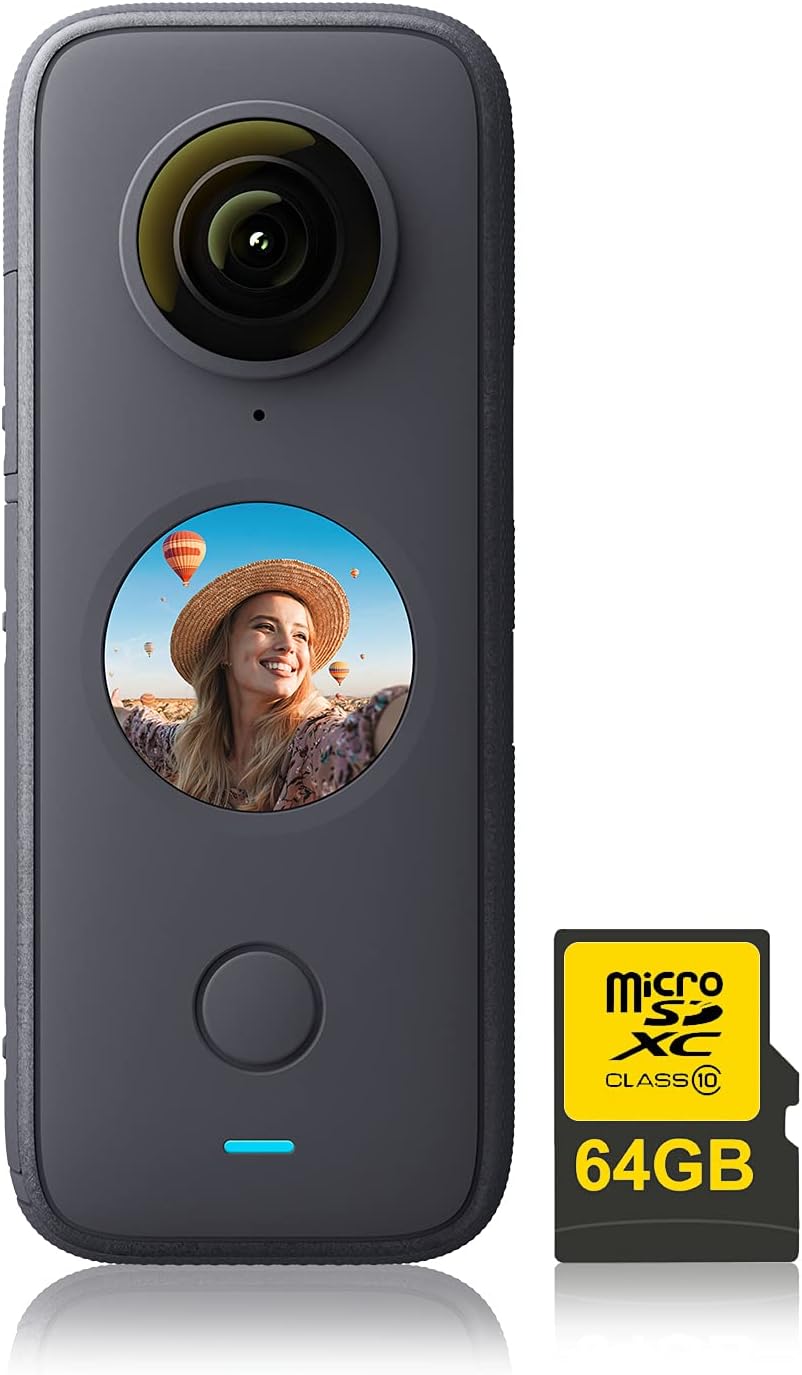 Insta360 ONE X2 360 Degree Action Camera with 64GB Memory Card: Buy ...
