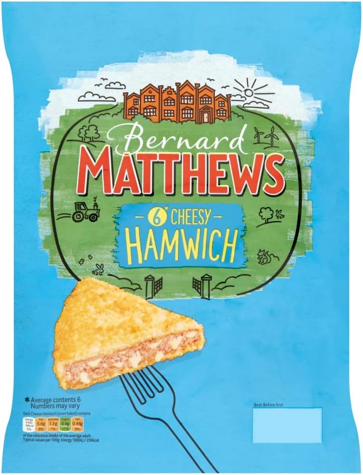 Bernard Matthews 6 Cheesy Hamwich, 345g (Frozen) : Amazon.co.uk: Grocery