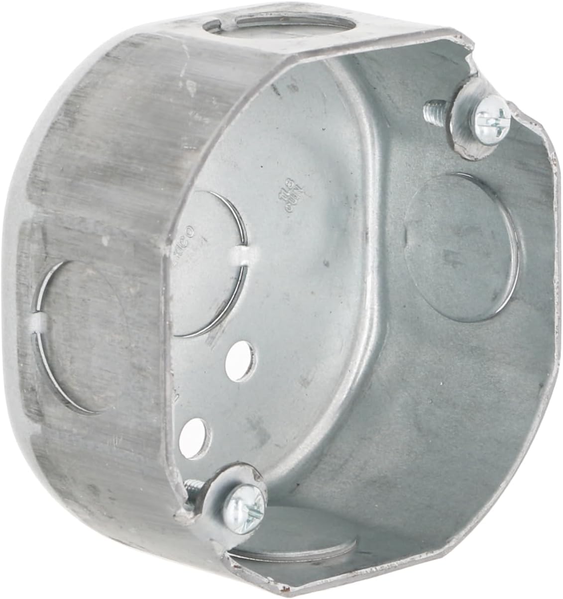 Copkim 8 Pcs 4 x 1-1/2 Inch Metal Electrical Junction Box 15.5 Cu. in ...