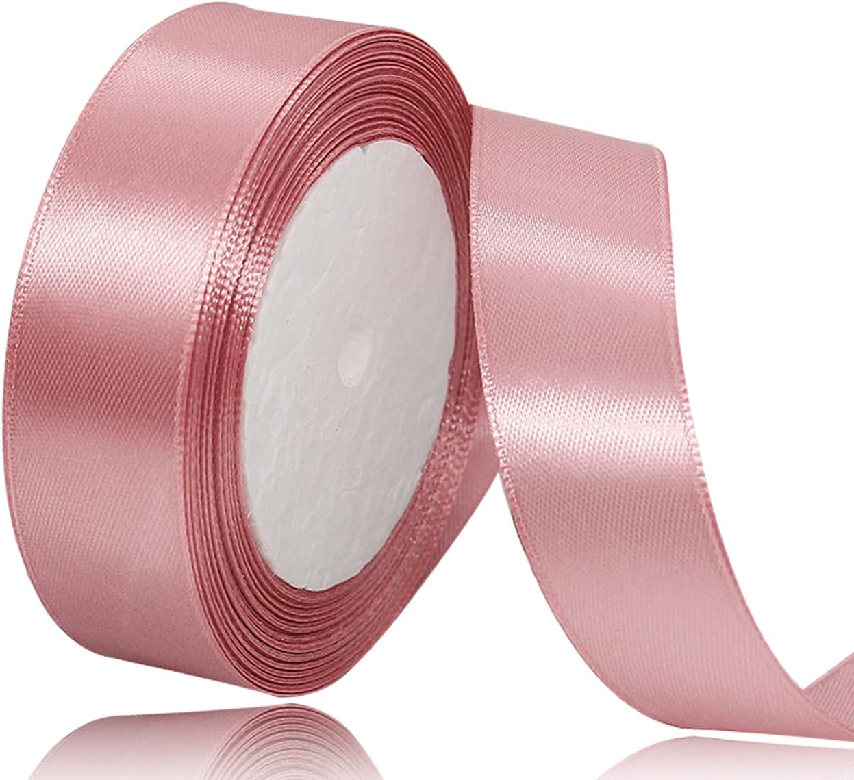 tenn well Ruban Rose, 40 mm x 45 Mètres Chiffon Ruban Rose Large pour ...