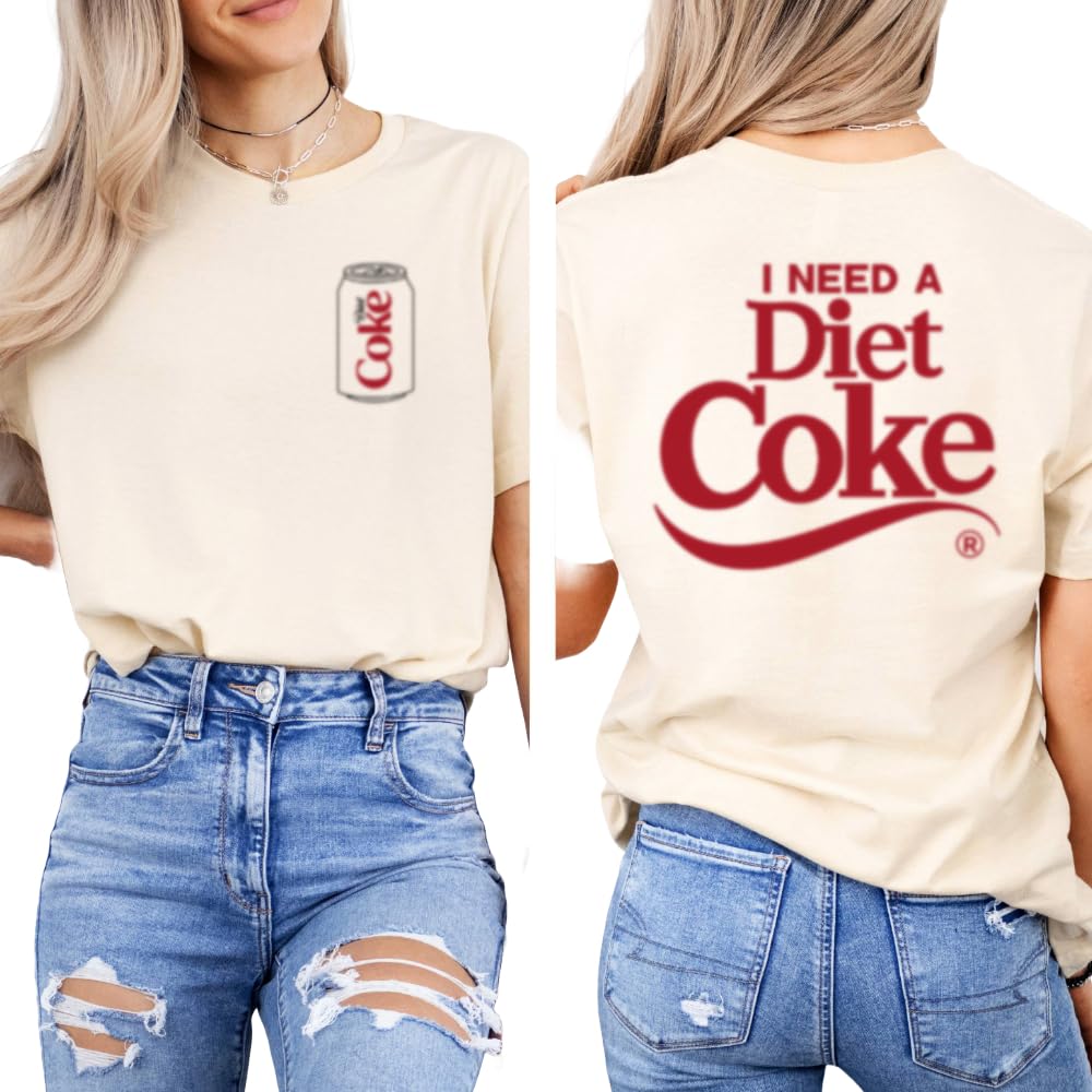 Amazon.com: Diet Cok,e T Shirt, Soda Bottle Shirt, Gift for Coke Lover ...