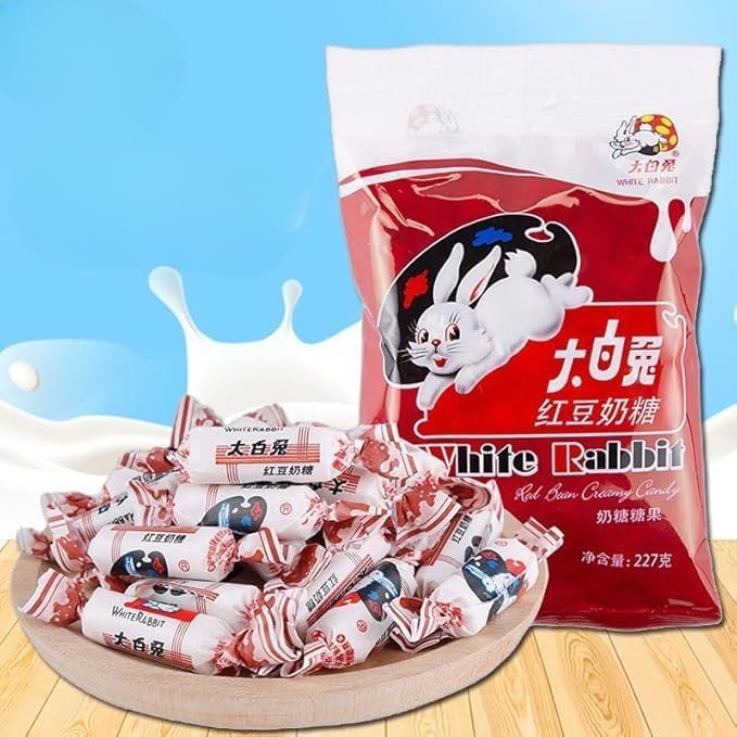 White Rabbit Toffee,Gummy Candy, Milk Sugar (227g/bag) Chinese ...