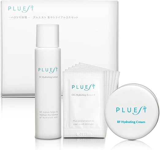 Amazon.co.jp: PLUEST トライアルセット スキンケア 3点 基礎化粧品 スキンケア トラベル 旅行 プレゼント : ビューティー