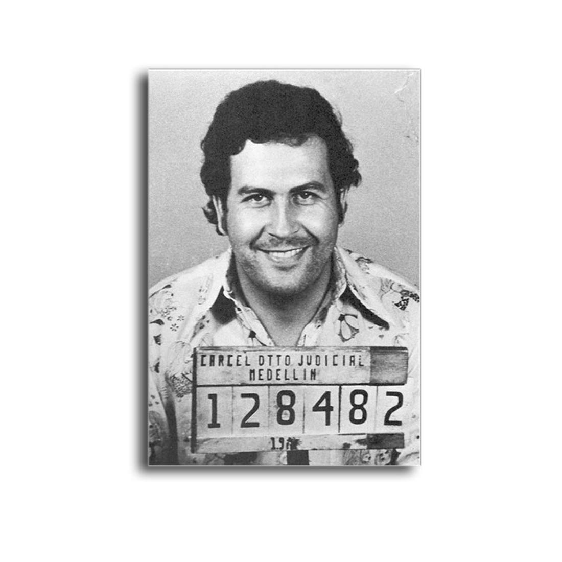 Earth Village Art Pablo Escobar Mugshot El Patron Kingpin Medellin ...