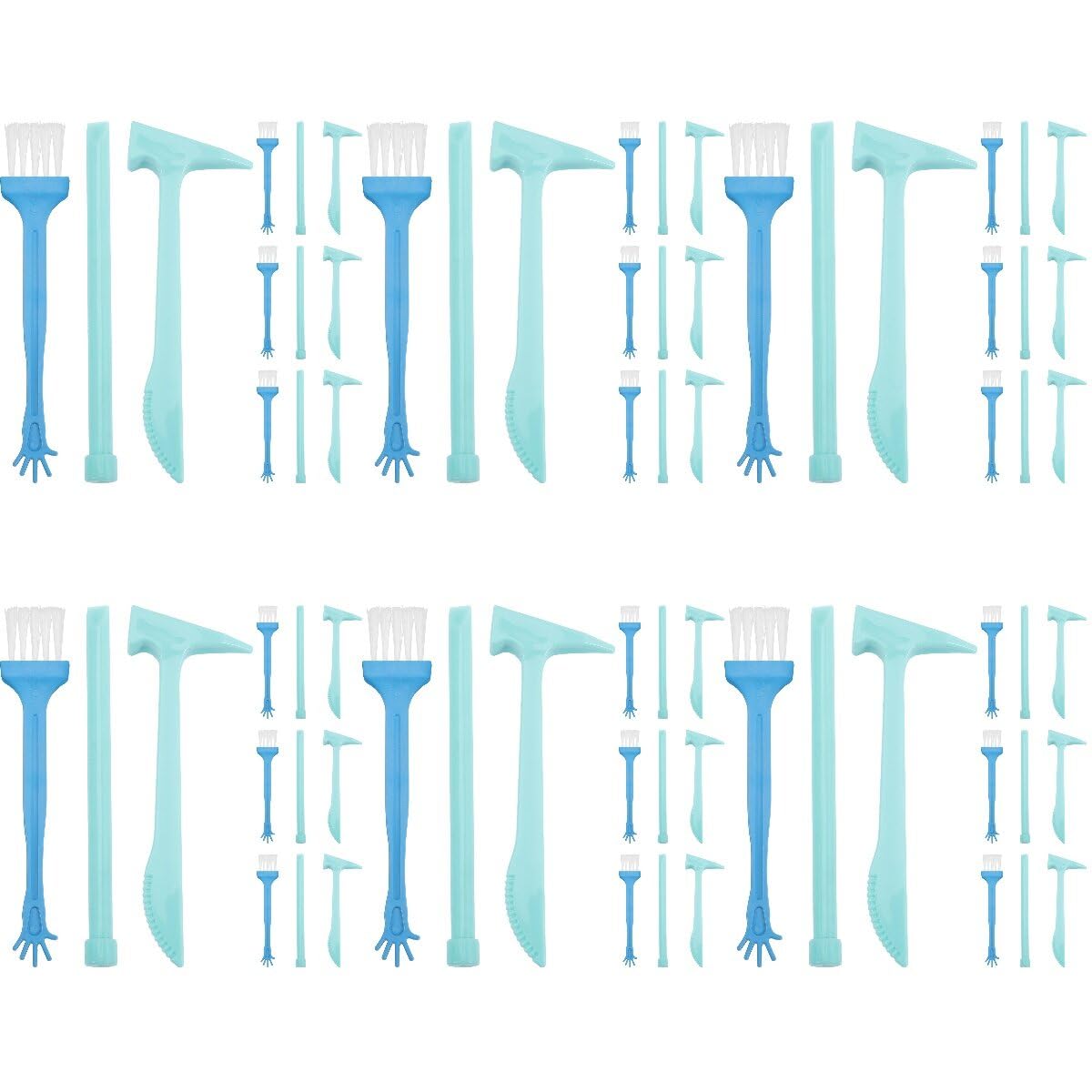 Amazon.com: Dig for Gemstones and Crystals 6 Sets Digging Kit for Kids ...