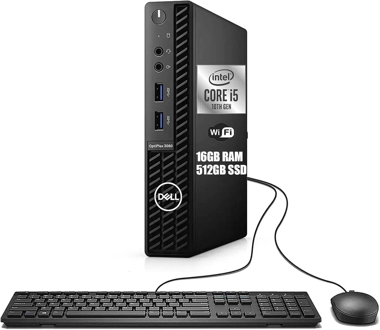 Amazon.com: Dell OptiPlex 3080 Micro Desktop Computer Mini PC, Hexa ...