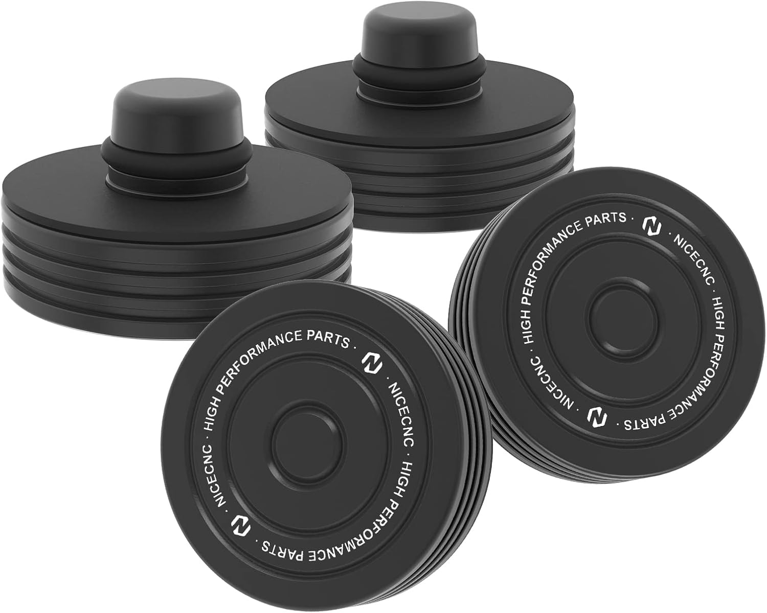 Amazon.com: NICECNC 4PCS Aluminum Lifting Jack Pad Pucks Jack Lift Pad ...
