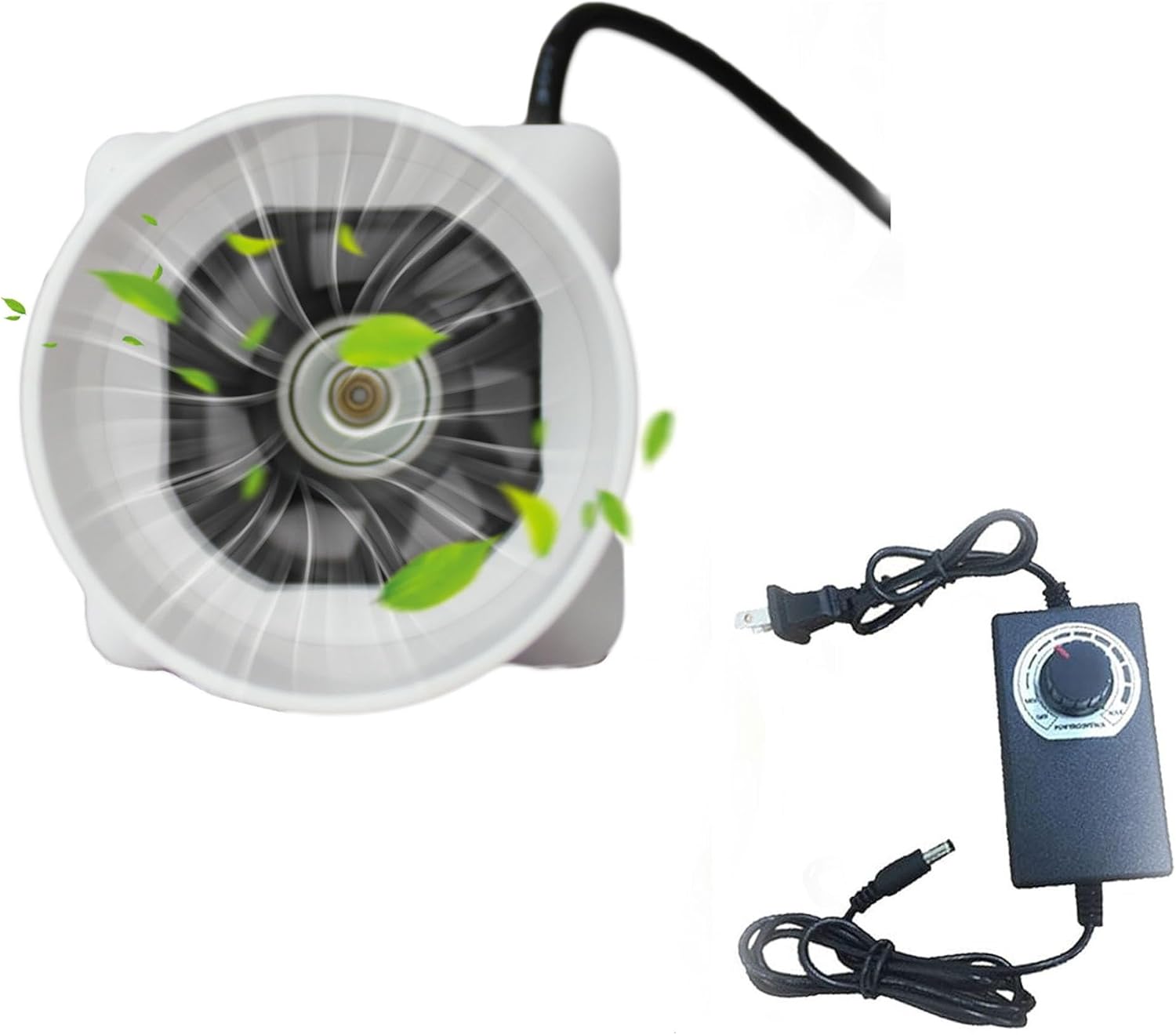 Amazon.com: 2 Inch Inline Duct Fan with 12v 6w Ventilation Exhaust Fan ...