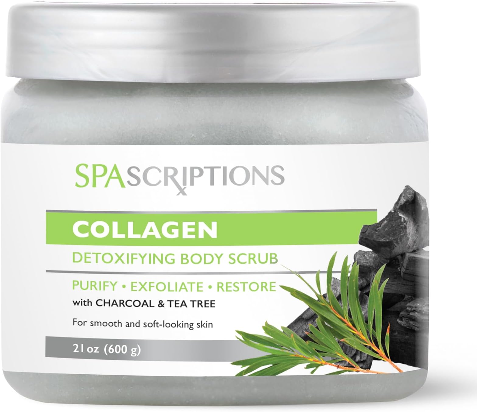 Amazon.com : Spascriptions Collagen Detoxifying Body Scrub with ...