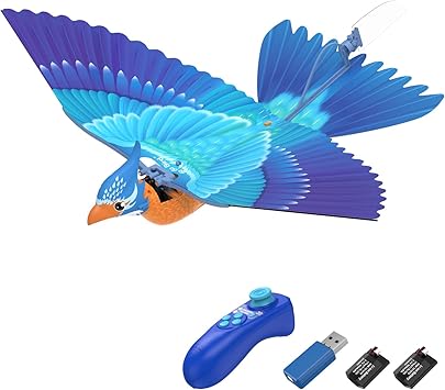 Go Go Bird Bionic RC Bird, Remote Control Flying Bird, Single Flapping ...