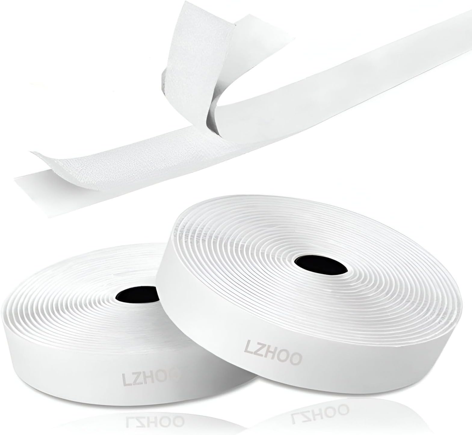 VELCRO Brand 2pk Heavy Duty White Stick On Strips 50mm x 100mm, Hook ...