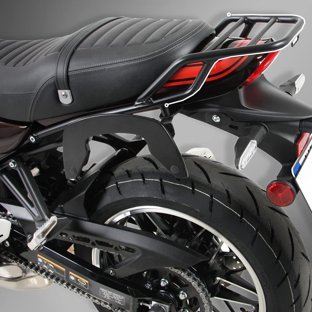 Amazon.com: Motorcycle Rear Luggage Rack Support Shelf Cargo Extender ...