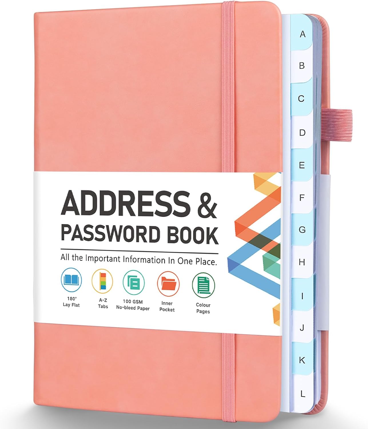 Amazon.com : Address Book, Address and Password Keeper Book with ...
