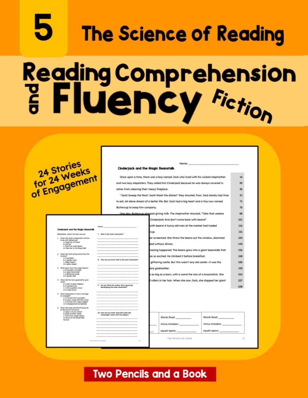 Amazon.com: Reading Comprehension and Fluency Fiction for Fifth Grade ...