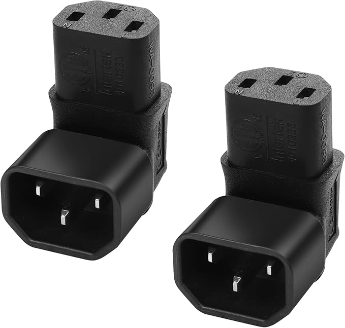 Amazon.com: Generic IEC320 C13 to C14 Power Adapter IEC 320 C14 Male to ...